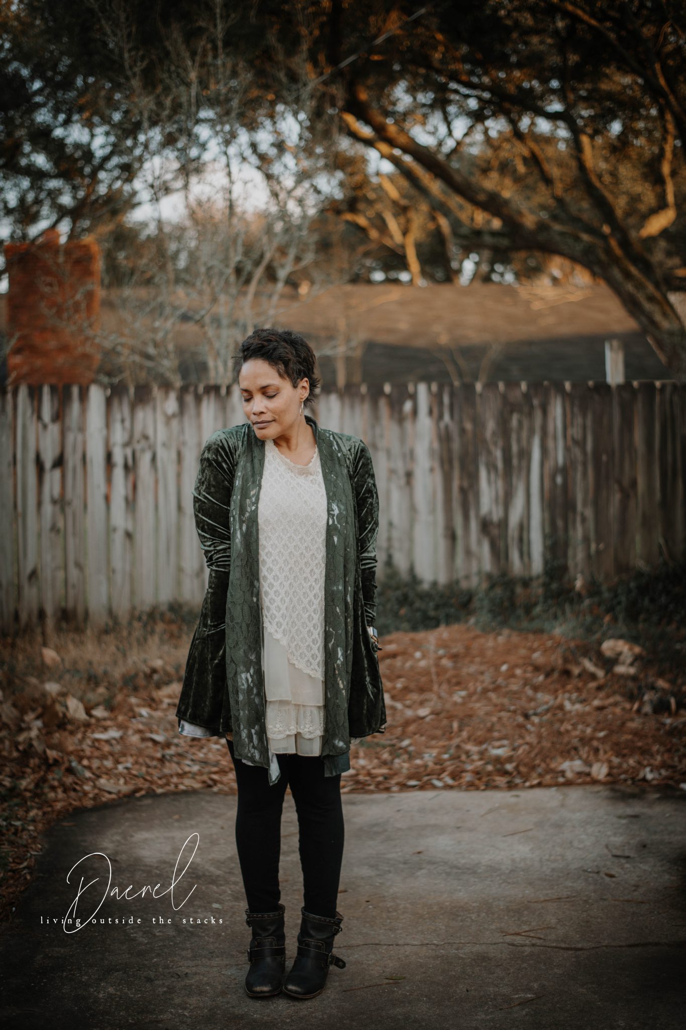 What I Wore: Wrapping Myself in Velvet – Living Outside the Stacks