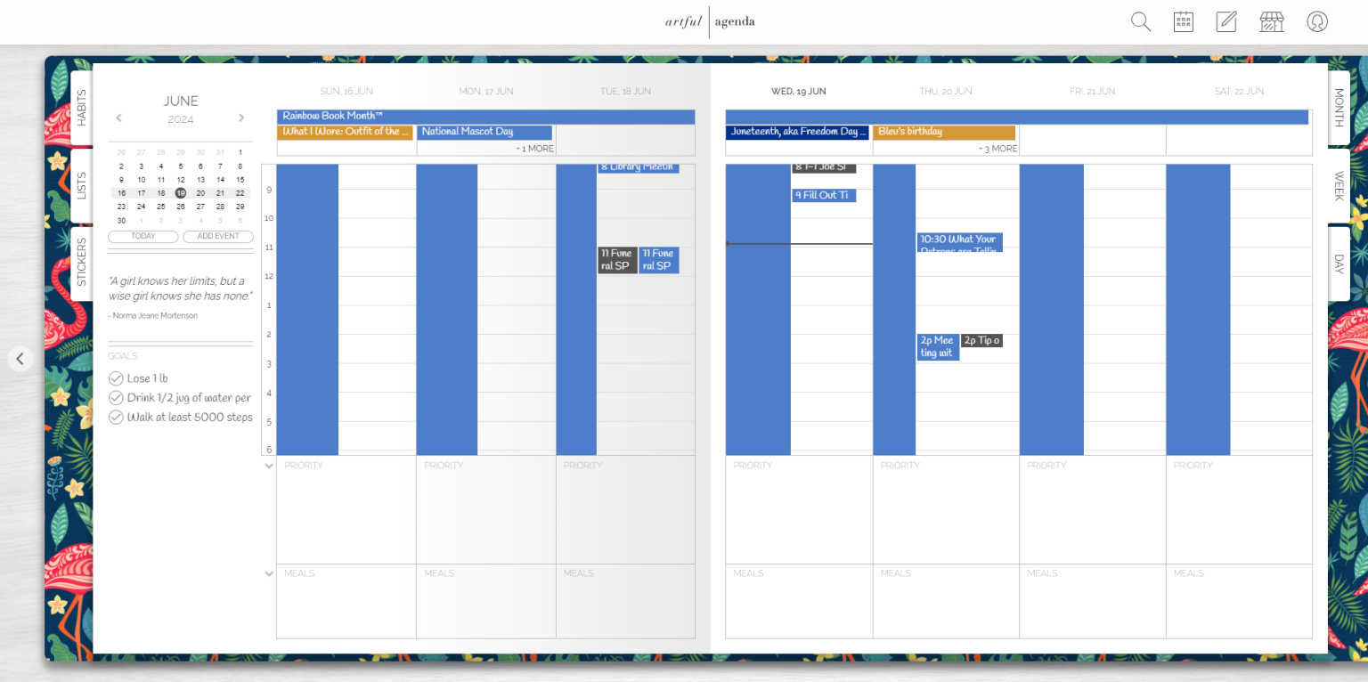 How I Stay Organized with Artful Agenda {Digital Planner Review ...