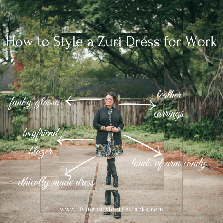 What I Wore: How to Style the Encore Dress by Zuri for Work – Living ...