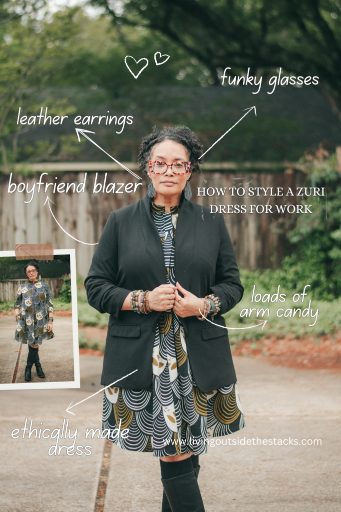 What I Wore: How to Style the Encore Dress by Zuri for Work – Living ...