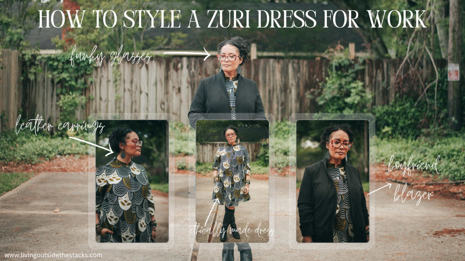 What I Wore: How to Style the Encore Dress by Zuri for Work – Living ...
